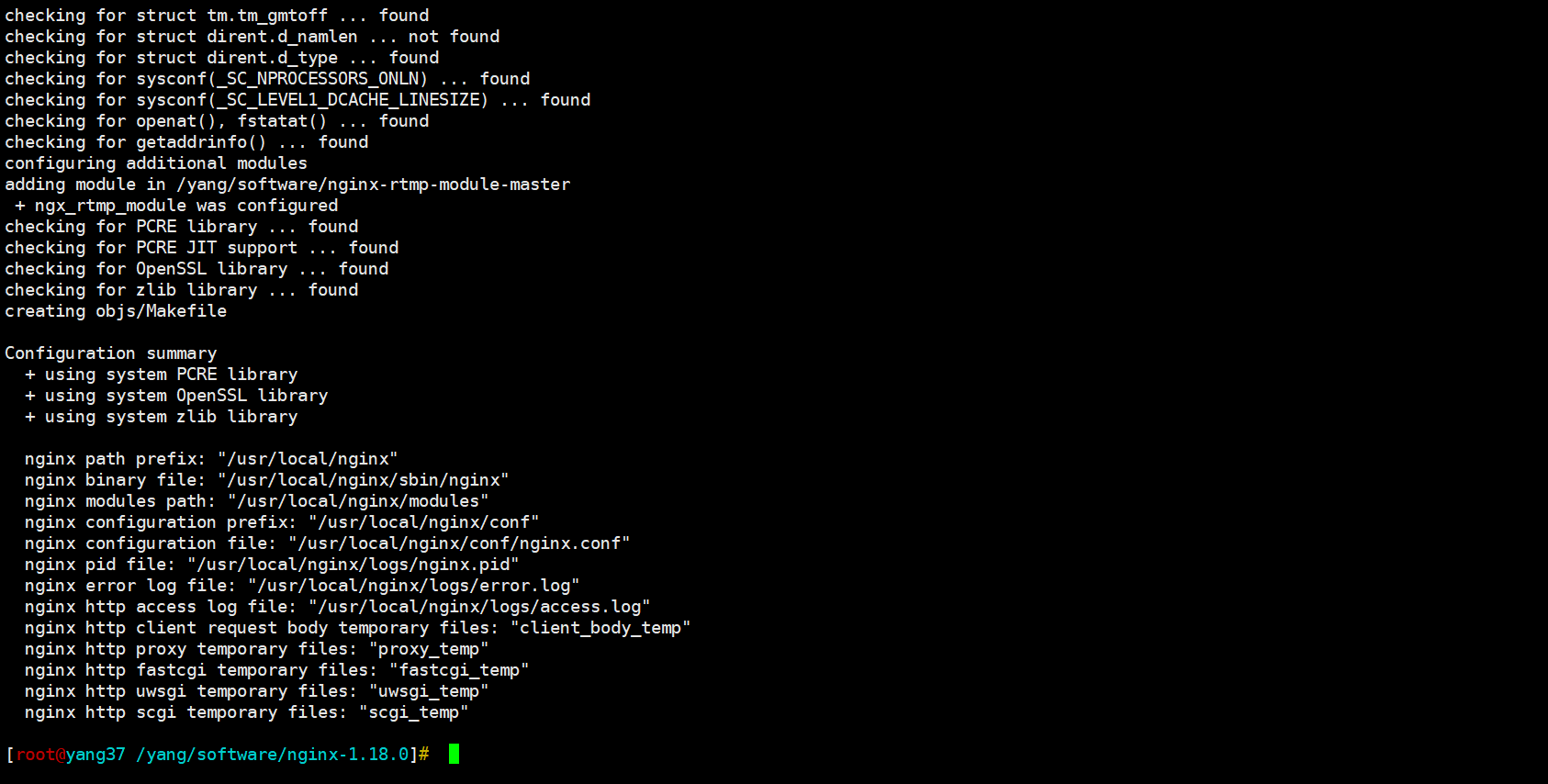 linux下nginx安装rtmp模块 - 羊37 - 博客园